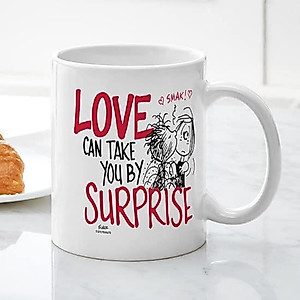 CafePress Peanuts Surprise Love Large Mug Ceramic Coffee Mug, Tea Cup 11 oz