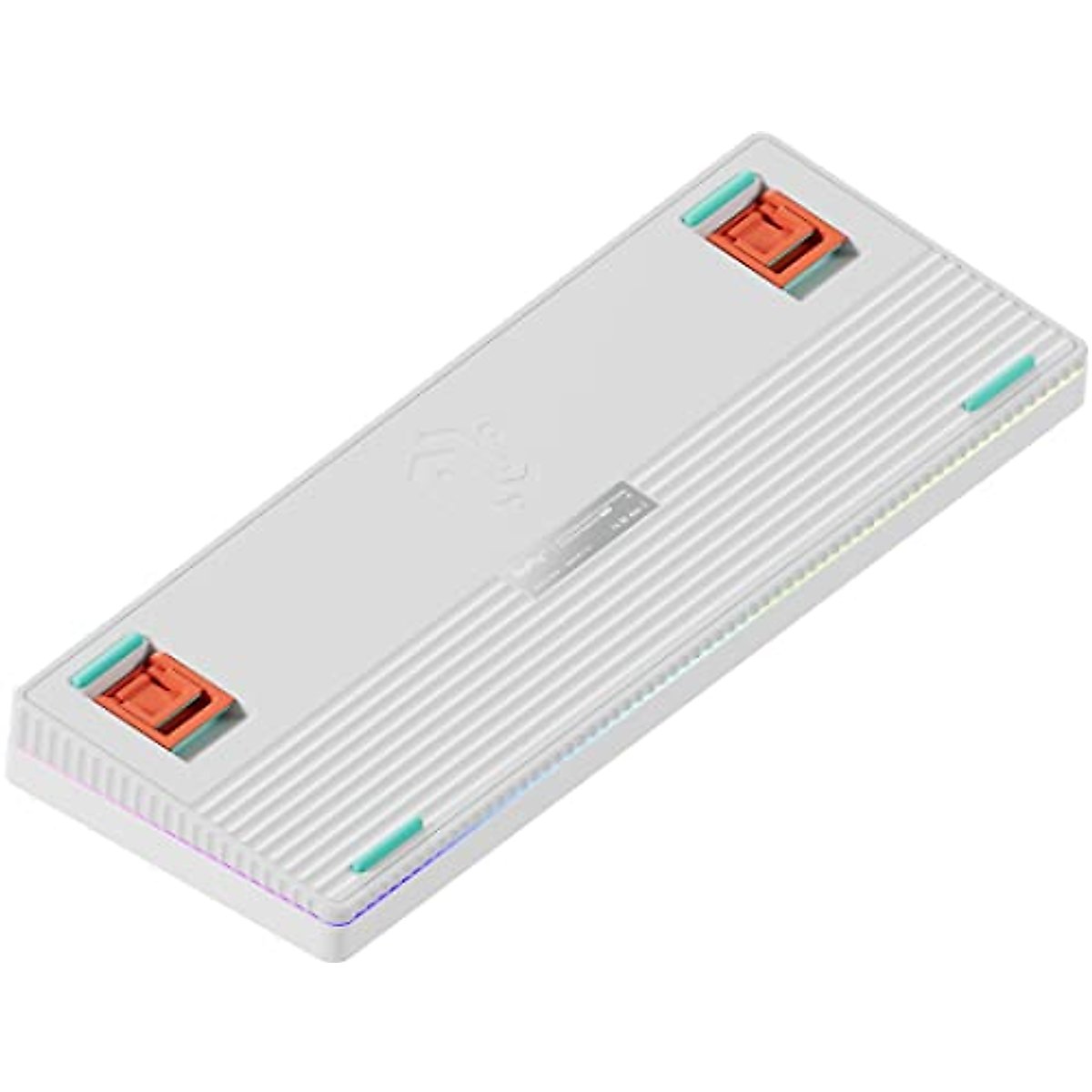 nuphy Halo65 Mechanical Gaming Keyboard with PBT Keycaps, 65% RGB Hot-swap Wireless Keyboard, Supports Bluetooth、2.4G and Wired Connection，Compatible with Mac and Windows-White(Baby Kangraoo Switch)