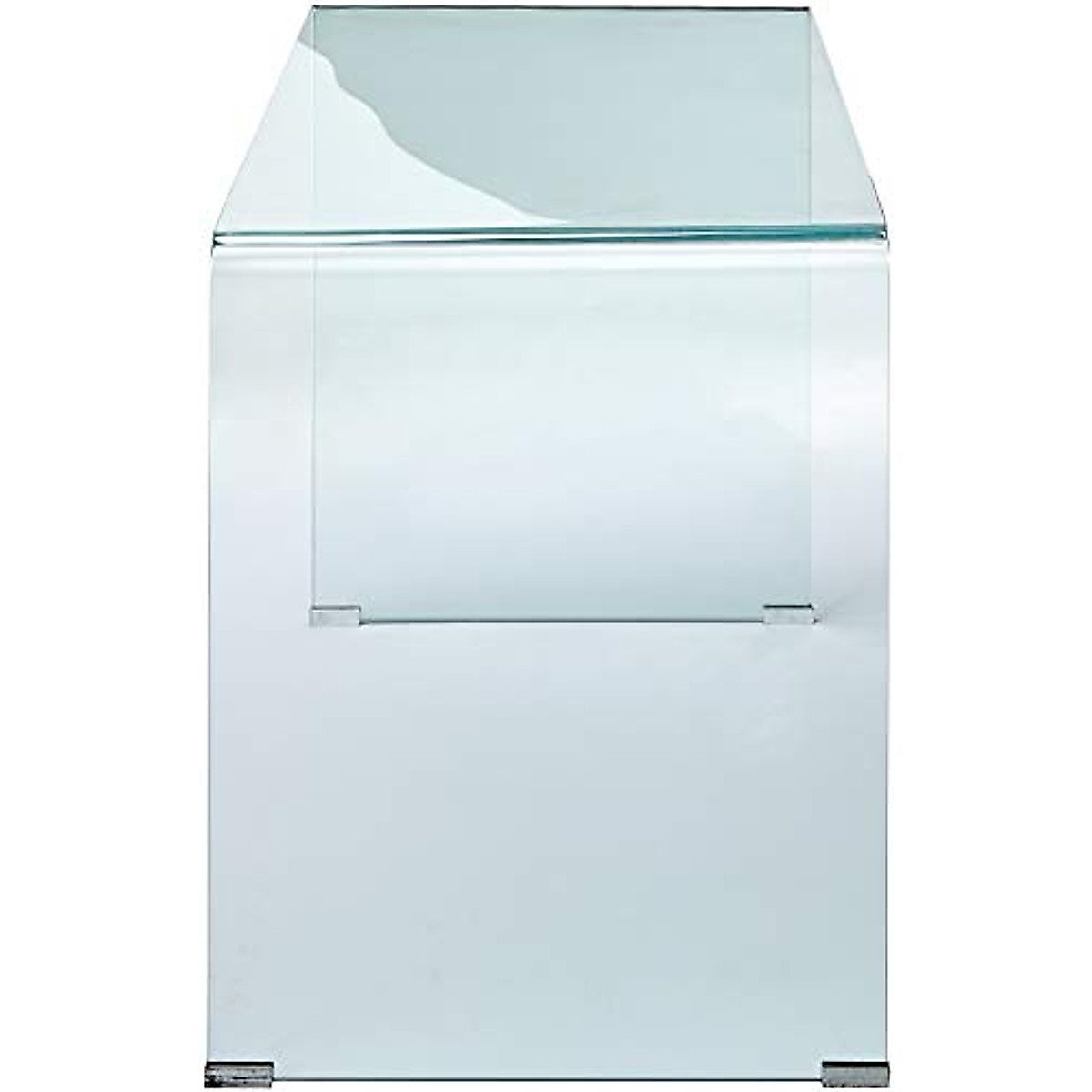 Coaster Furniture Writing Desk Clear and Chrome 801581