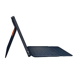 Logitech Rugged Combo 3 iPad Keyboard Case with Smart Connector for iPad (7th, 8th and 9th Generation) for Education - Classic Blue