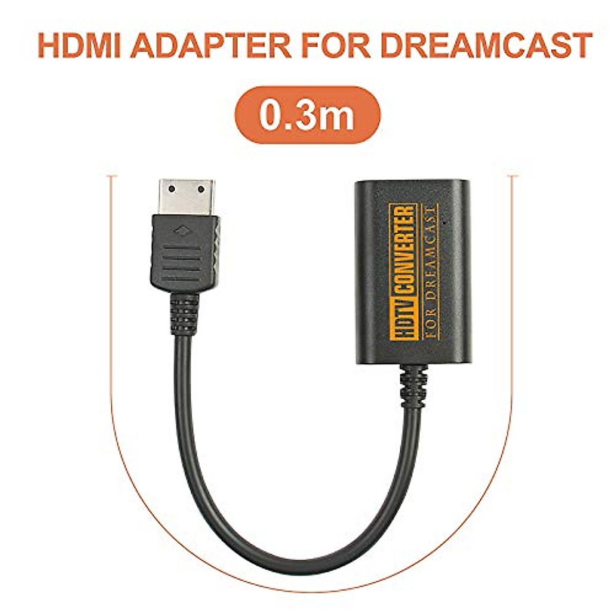 HDMI Converter for Sega Dreamcast HDMI Adapter Cable for Dreamcast Retro Video Game Console