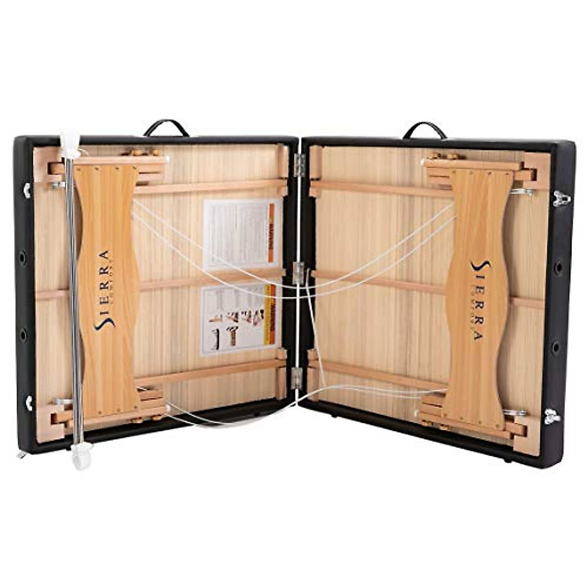 Sierra Comfort Low-Level Massage Table, Black