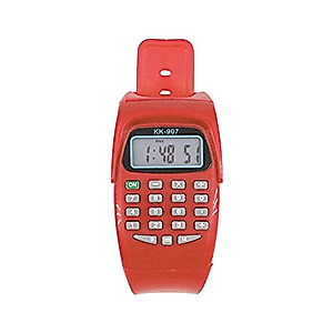 Calculator Digital Mens Watch with Resin Strap, YeLukk Financial Calculator for Students Children Office,Large Display Clearly Calculators,Easy to Used,Fashion Multi-Function Watches