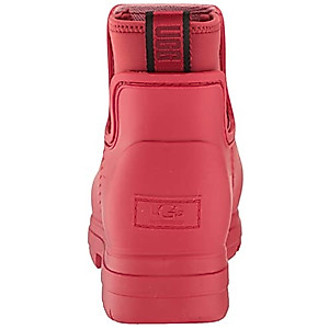 UGG Women's Droplet Rain Boot, Samba RED, 8