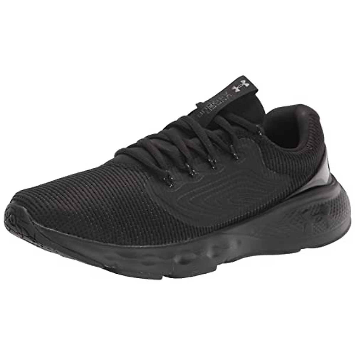 Under Armour Men's Charged Vantage 2 Road Running Shoe, Black (002)/Black, 9
