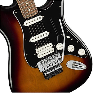 Fender Player Stratocaster Floyd Rose Electric Guitar, with 2-Year Warranty, 3-Color Sunburst, Pau Ferro Fingerboard