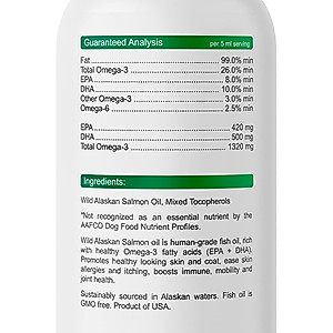 Salmon Oil + Allergy Relief Bundle - Skin & Coat Support + Anti-Itch Skin - Omega 3 Fish Oil + EPA & DHA Fatty Acids - Immune & Heart Health + Itching & Paw Licking - 32 oz + 180 Chews - Made in USA