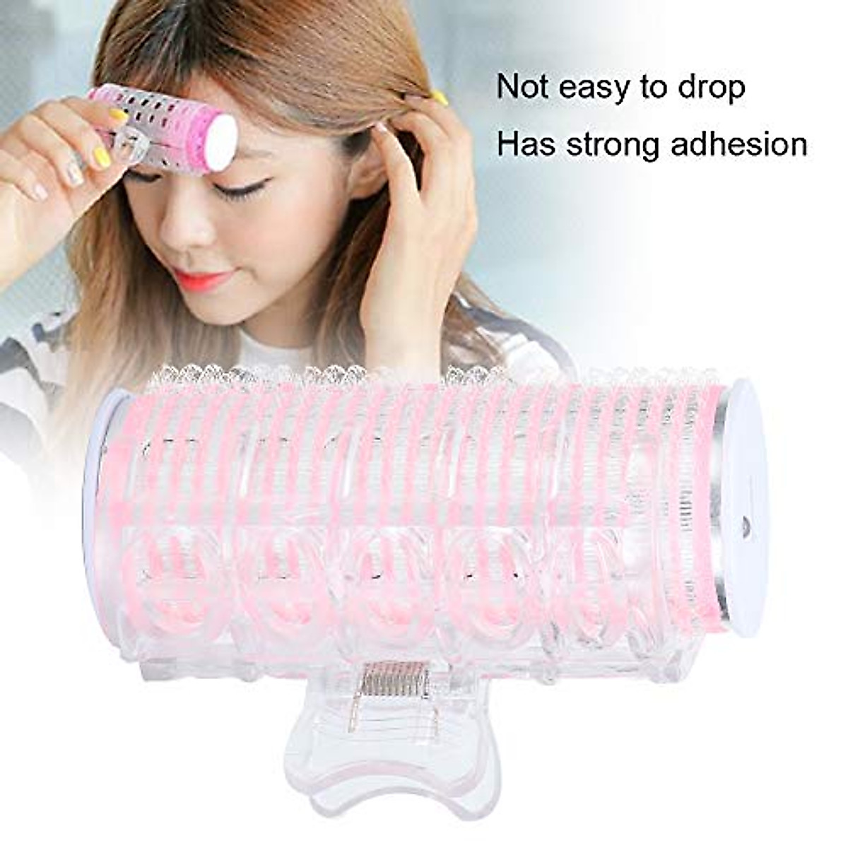 USB Instant Heat Ceramic Hot Hair Rollers, Portable Hair Curlers Bangs Curling Hair Styling Tool Mini Electric Hair Curler DIY Hairdressing Tool