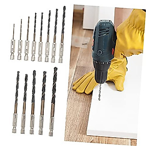 CUBTOL 13pcs 4341 Drill Bit Drill Bit for Metal Carpenter Hole Drill Wood Carving Drill Bits Woodworking Drill Bit Impact Drill Bit Set Metal Drill Bit Small Drill Bit Set Metal Suite