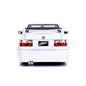 Jada Toys Fast & Furious 1:24 Jesse's Volkswagen Jetta Die-cast Car, Toys for Kids and Adults, White (99591W)