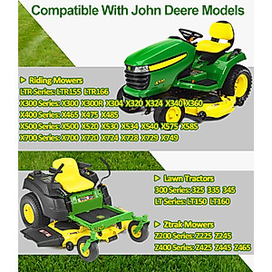 AM137724 Fuel Gas Cap Filler Cap Replacement for John Deere 325 335 345 LT 150 160 X 465 475 485 575 585 700 724 Z225 245 445 465 Riding Lawn Mower Tractor, AM122880