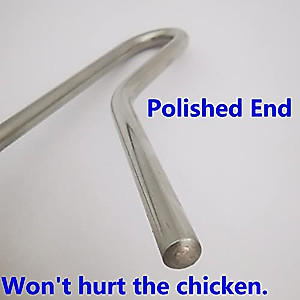 GLOBOTECH Extendable Chicken Catcher Leg Hook - Stainless Poultry Hook Fowl Catcher, 25" Extend to 59", Perfect Tool for Safe and Easy Handling of Fowl, Duck Catcher Instead of Bird Catching Net