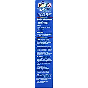 Pillsbury Funfetti Oreo Vanilla Cake, 12 Count