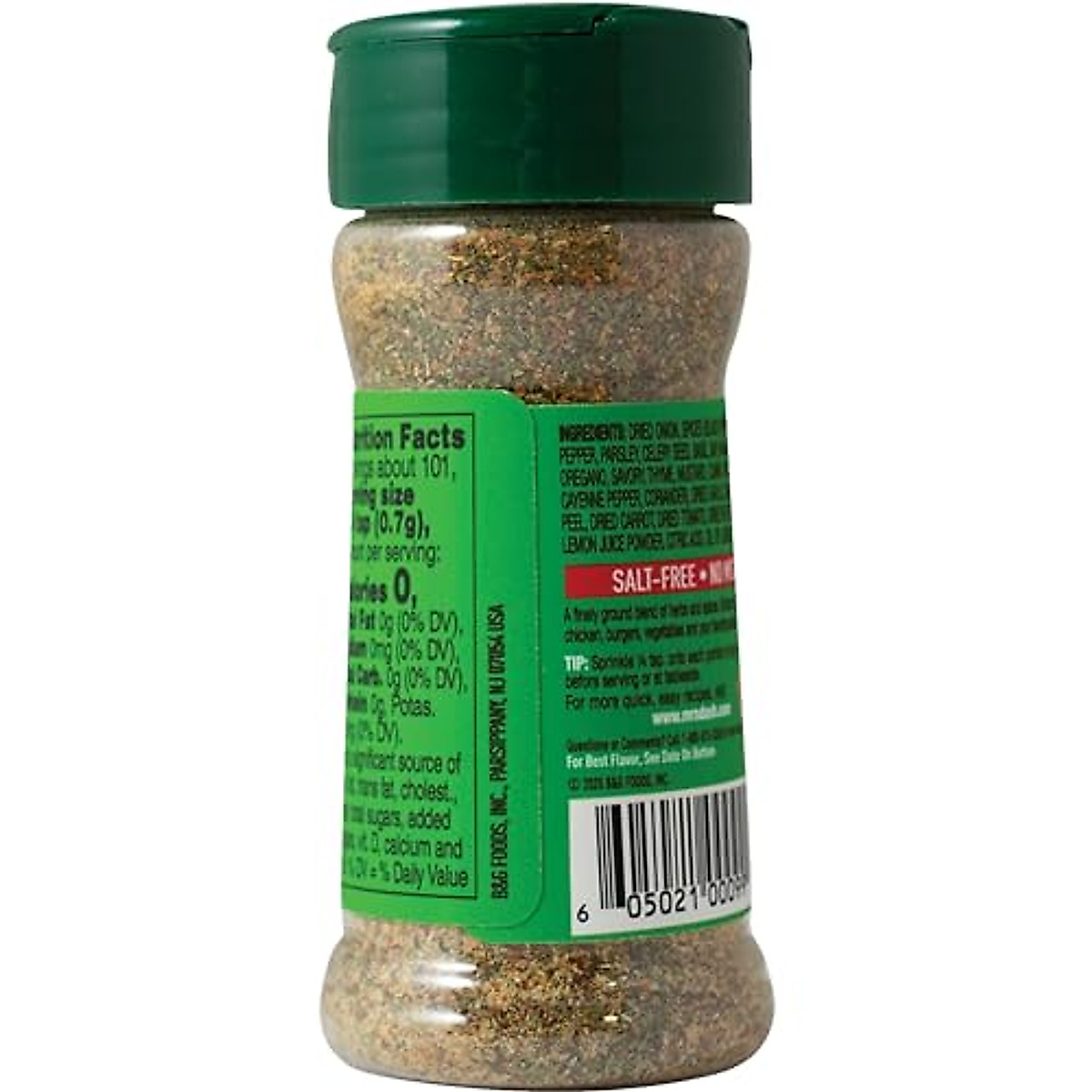 Dash Salt-Free Seasoning Blend, Table Blend, 2.5 Ounce