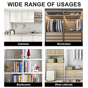 Scicalife Kitchen Concealed Cabinet Hangers Wall Hanging Bracket Heavy Duty Wall Unit Cabinet Plates Wall Mounted Cabinet Cupboard Holder