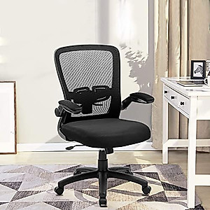 Office Chair Clearance, Ergonomic Desk Chair with Adjustable Height, Lumbar Support, High Back Mesh Computer Chair with Flip up Armrests, Task Chairs for Home Office - 300lb Executive Chair