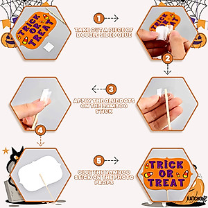 KatchOn, Scary Halloween Photo Booth Props - Large, Pack of 22 | Hocus Pocus Halloween Photo Props for Photoshoot | Halloween Selfie Props | Halloween Picture Props for Halloween Party Decorations