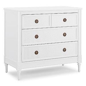Delta Children B0CBQTYG76, Dresser w Interlocking, Bianca White
