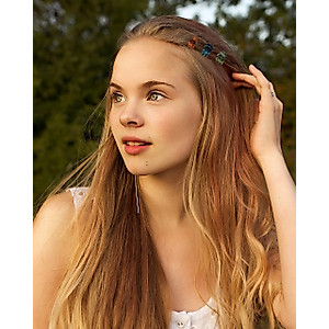 Mini Hair Clips - 72 Pcs for Women and Girls, Plastic, Small Claw Hair Clips with 3 Colors, Tiny