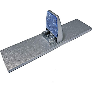 Sneeze Guard Clamp Bracket, T-Shaped Desk Partition Clamp with Freestanding Base for Clear Acrylic Shield Heavy Duty Auminum Guard Clamp, Desktop Countertop Reception 2PC