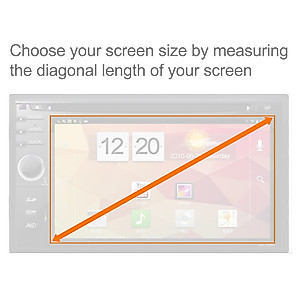 BoxWave Screen Protector Compatible with Subaru 2018 Crosstrek Display (8 in) - ClearTouch Anti-Glare (2-Pack), Anti-Fingerprint Matte Film Skin