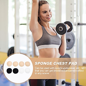 KESYOO 4Pairs Padded Bra Insertss Bra Pads Bra Inserts Push up Cup Push Up Sports Bra Pad Enhancer Shaper for Women Girls