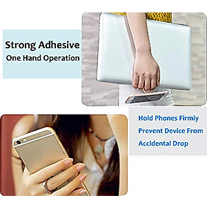 Transparent Circular Cell Phone Ring Holder Kickstand,Clear Phone Finger Ring Grip Stand for Phones,Pad