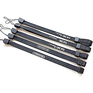 Ocity 4 x Wrist Straps Lanyard For Nintend 3DS New 3DS and 3DSLL New 3DS LL NDS NDSL NDSI (5pcs Black)