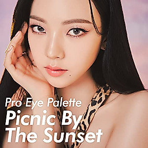 CLIO Pro Eye Shadow Palette, Matte, Shimmer, Glitter, Pearls, Highly Pigments, Long-Wearing (013 PICNIC BY THE SUNSET)