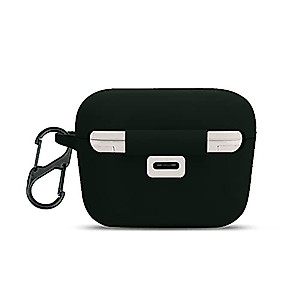 Case Cover Replacement for Sennheiser CX / CX 400BT True Wireless Earbuds, Silicone Protective Sleeve Skin ( Black) - LEFXMOPHY