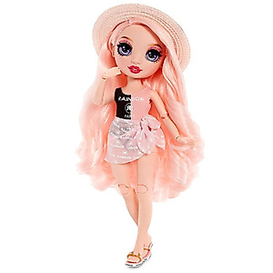 Rainbow High Pacific Coast Bella Parker- Pink Fashion Doll with 2 Designer Outfits, Pool Accessories Playset, Interchangeable Legs, Toys for Kids, Great Gift for Ages 6-12+ Years