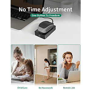 Stageek Mouse Jiggler, Mechanical 100% Undetectable by IT, Mouse Mover with On/Off Switch, Simulates Mouse Movement and Prevents Computer from Going into Sleep, No Software Needed, Plug &Play