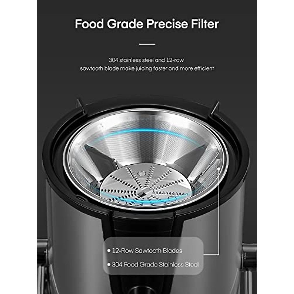 Juicer Machines, AIHEAL Juicer Vegetable and Fruit Easy to Clean, Centrifugal Juicer with 3 Speed Control, Upgraded 400W Motor, Cleaning Brush and Recipe Included