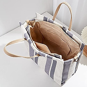 Canvas Tote Bag Women Large Handbag Satchel Shoulder Crossbody Bag Stylish Hobo Bag for Work Travel School
