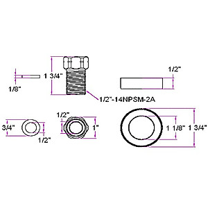 Design House Parts & Accessories 522680 Kitchen Faucet Extension Kit,Brass/Antique Brass 4 x 3