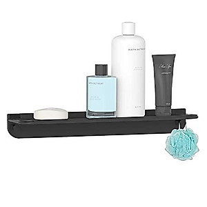 Better Living Products 11680 GLIDE Shower Shelf, Black