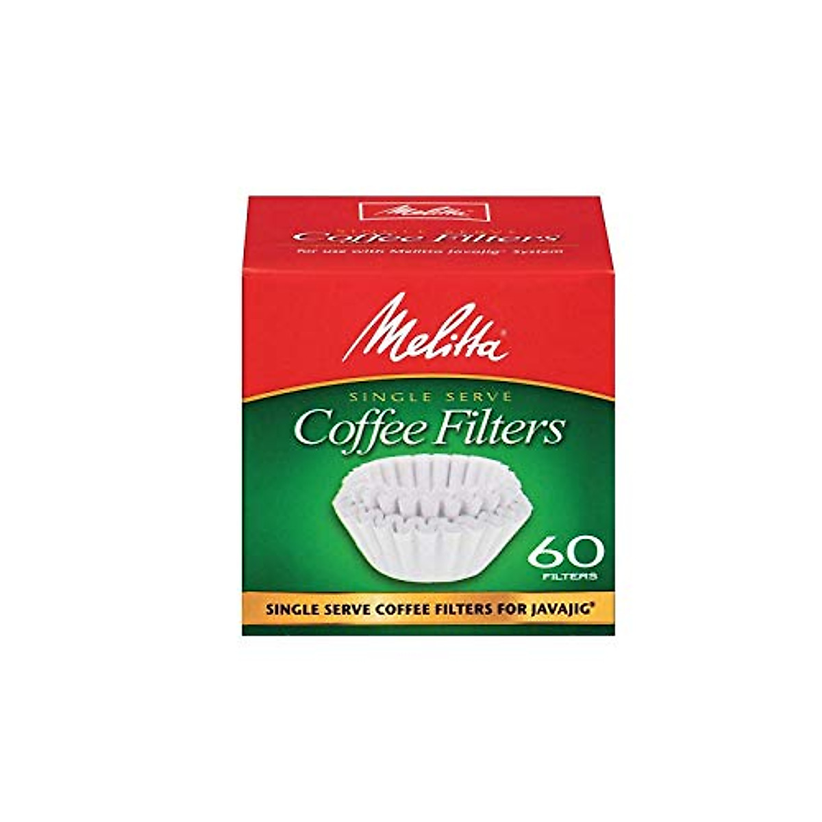 Melitta Java Jig, Single Serve Paper Coffee Filters - 2 Pack