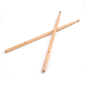 5A Drumsticks, AIEX 3 Pair Drum Sticks Classic Maple Wood Drumsticks Wood Tip Drumstick for Students and Adults (with Waterproof Bag)
