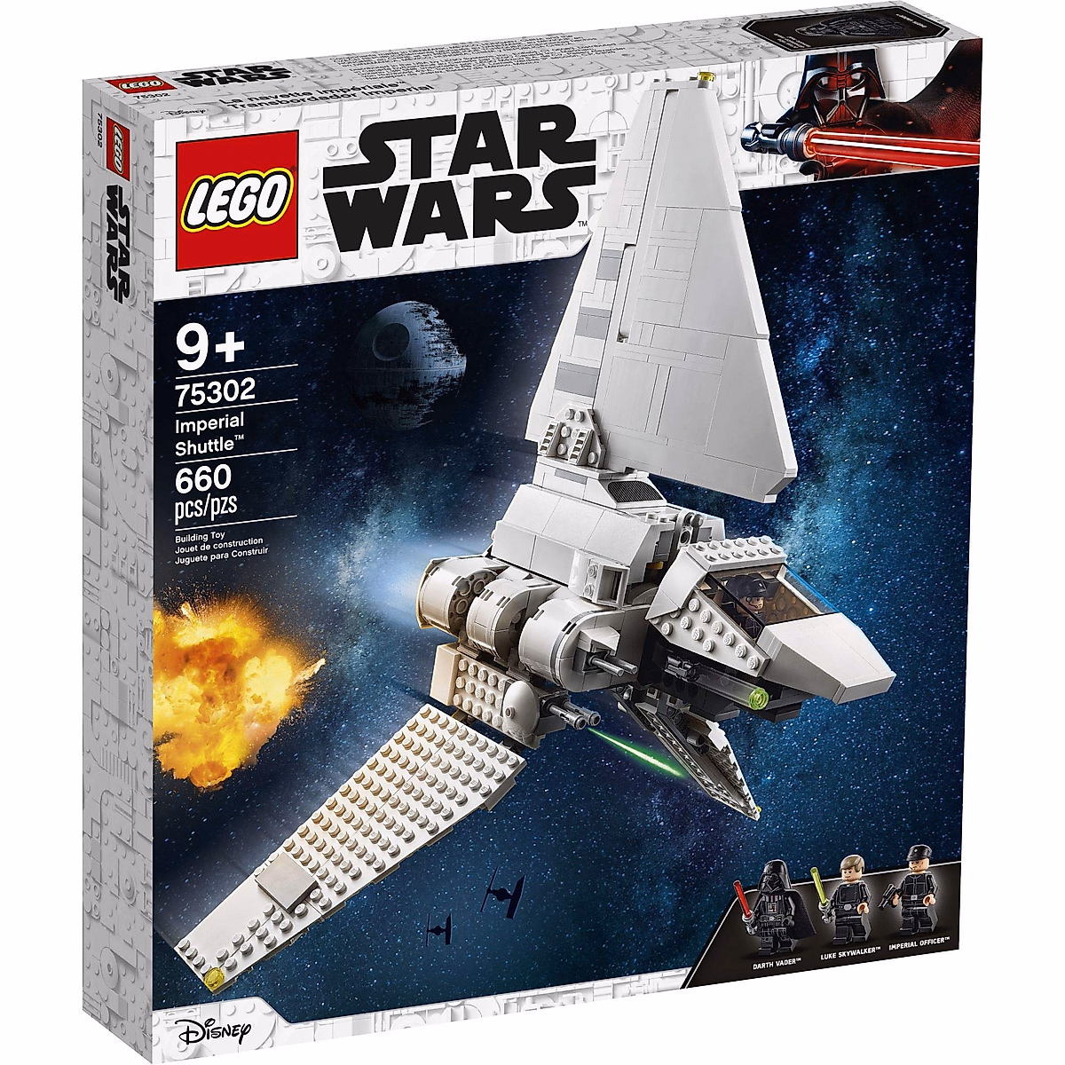 LEGO Star Wars Imperial Shuttle 75302 Building Kit; Awesome Building Toy for Kids Featuring Luke Skywalker and Darth Vader; Great Gift Idea for Star Wars Fans Aged 9 and Up, New 2021 (660 Pieces)