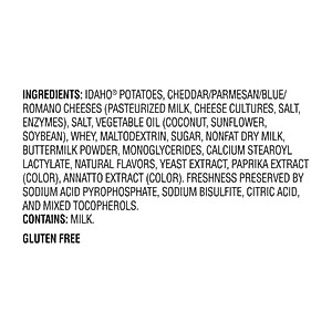 Idahoan Four Cheese Mashed Potatoes, Made with Gluten-Free 100-Percent Real Idaho Potatoes, 1.5 oz Cup (Pack of 10)