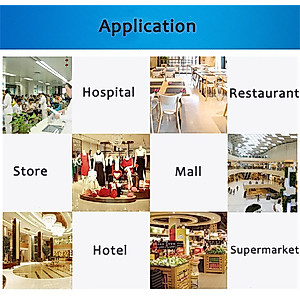 Muotich 3 1/8 x230 Thermal Paper Rolls POS Cash Register Thermal Receipt Printer Paper, Pack of 20