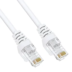 BlueRigger CAT6 Ethernet Cable 50FT (1Gbps, 550MHz, RJ45) CAT 6 Gigabit Internet Network LAN Patch Cord - Compatible with Game Consoles, Smart TV, Router