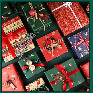 3/8 Inch Solid Satin Ribbon Red Double Face Satin Ribbon for Crafts, Gift Wrapping，Party Favor， Baby Shower，Invitation Embellishments，DIY Hair Accessories (50 Yards)