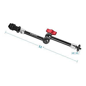 CAMVATE 11 inch Adjustable Articulating Friction Magic Arm Compatible with LCD Monitor, DSLR Camera Rig, LED Lights, Flash Light - 1477