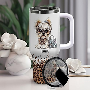 Personalized Dog Tumber with West Highland White Terrier Dog’s Name – Custom Cup for Dog Moms, Ideal Gift for Women, Girlfriend, Best Friend, Christmas Gifts 0irOTk
