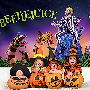 Halloween Decorations Halloween It's Showtime Banner Halloween Backdrop Horror Classic Movie Decor Halloween Decorations for Home Party