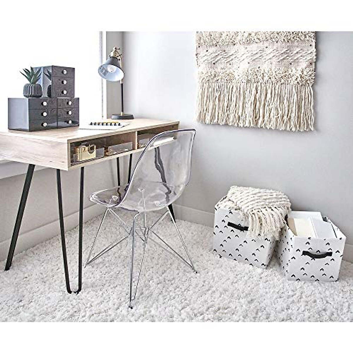 iDesign Clarity Plastic Drawer Organizer for Vanity, Countertop, Bathroom, Kitchen and Cabinet Storage, 8" x 4" x 2", Clear