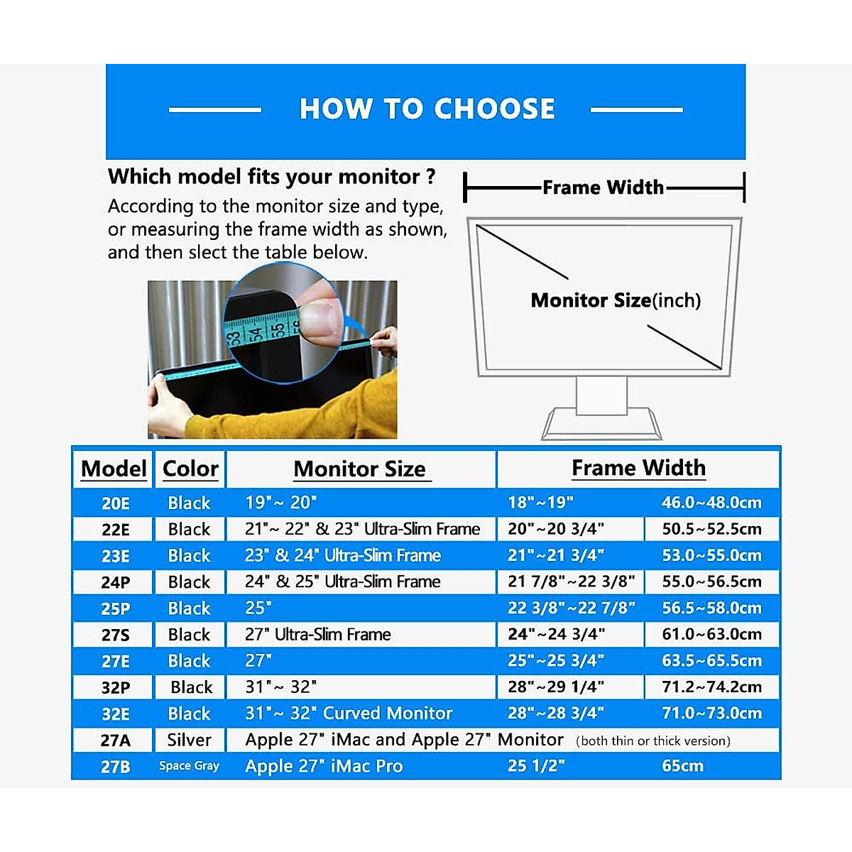 iLooker 27B 27 inch iMacPro Monitor Hood Sunshade Sunhood Space Gray Edition for Apple iMacPro and Apple Monitor