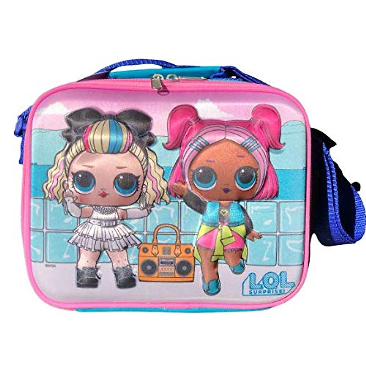 L.O.L. Surprise! Limited Edition Supreme BFF's 16" 3D Backpack and Insulated Lunch Bag