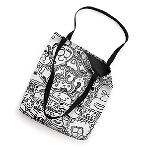 GEM ULTRA Face Doodles Street Art Tote Bag